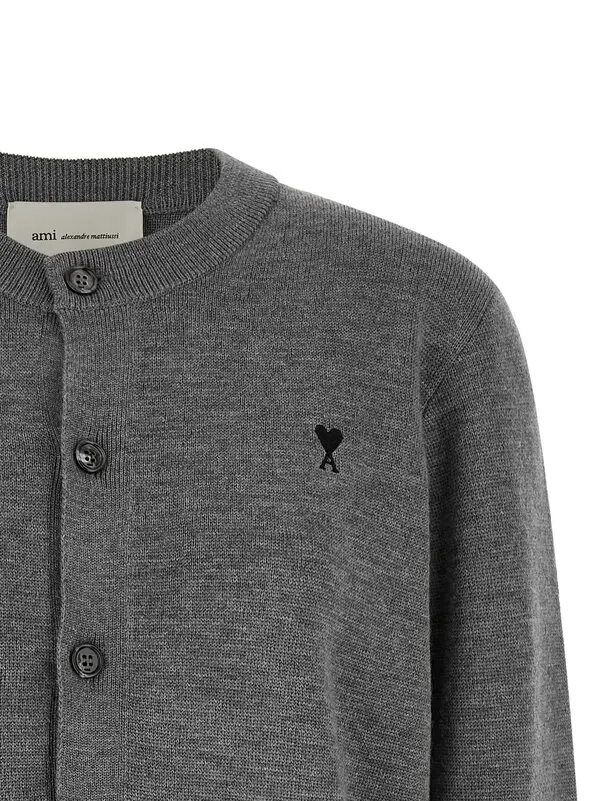 AMI Paris De Coeur' Cardigan