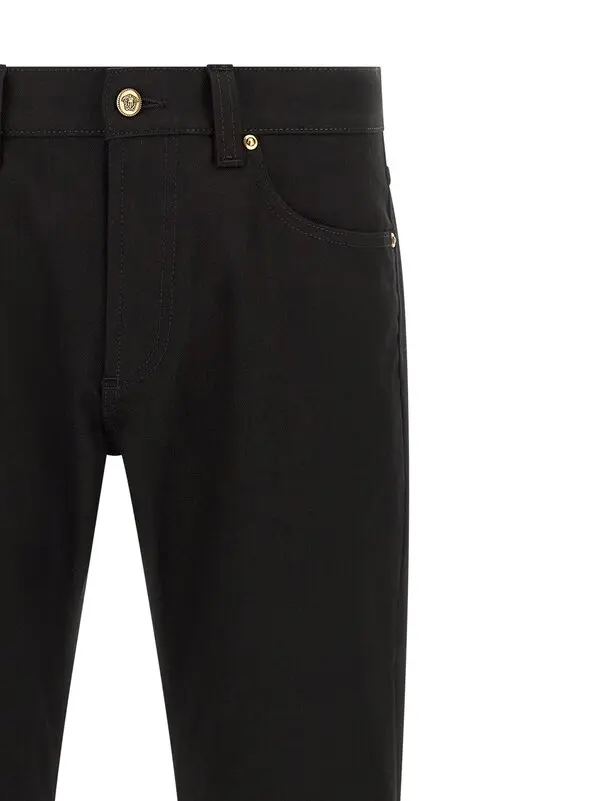 Versace Medusa Embroidery Jeans