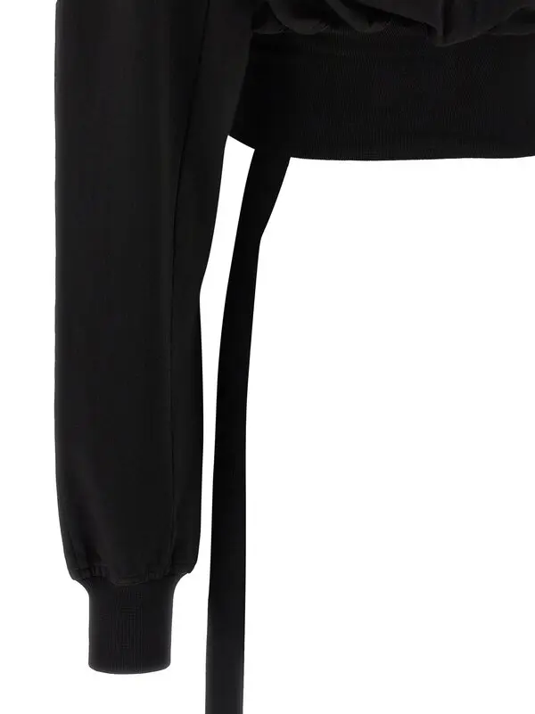 Rick Owens Collage Gimp Hoodie' Sweatshirt
