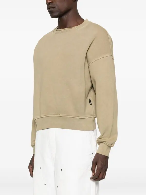 Palm Angels Curved Logo Sweatshirt