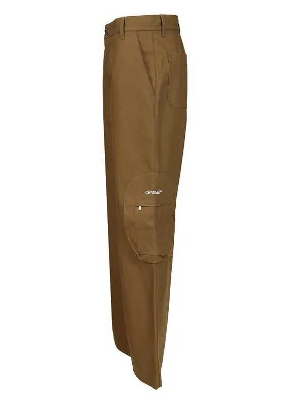 Off-White Bookish Cotton Cargo Pant