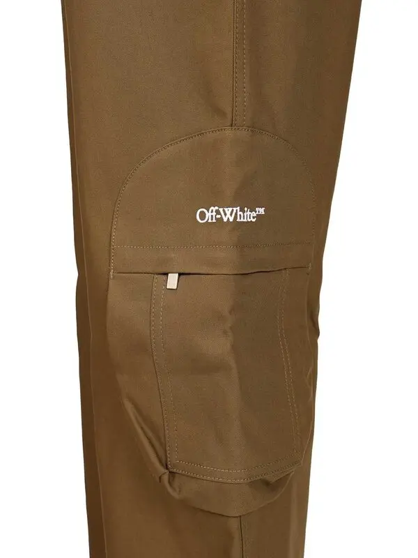 Off-White Bookish Cotton Cargo Pant