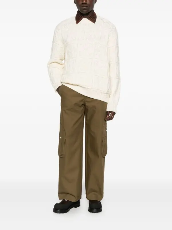 Off-White Bookish Cotton Cargo Pant