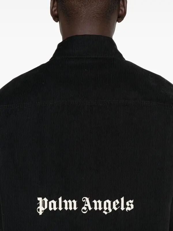 Palm Angels Corduroy Shirt Jacket - Gray