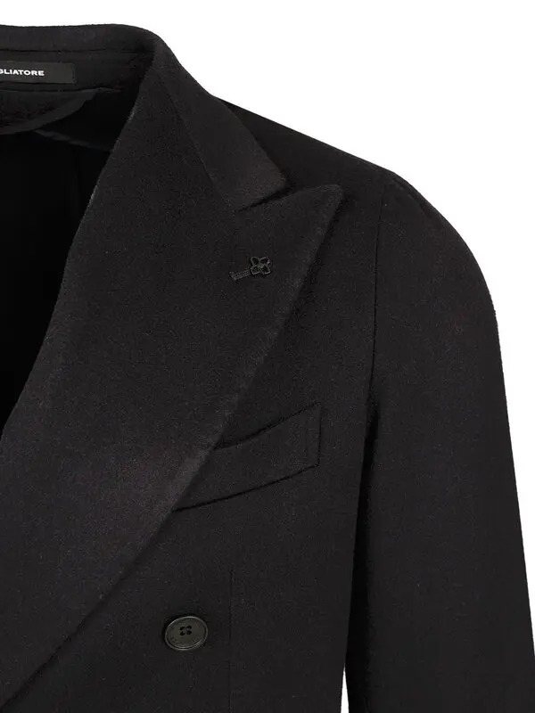 Tagliatore Double-breasted Wool And Cashmere Blazer