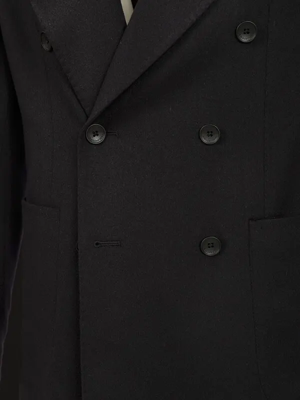 Tagliatore Double-breasted Wool And Cashmere Blazer