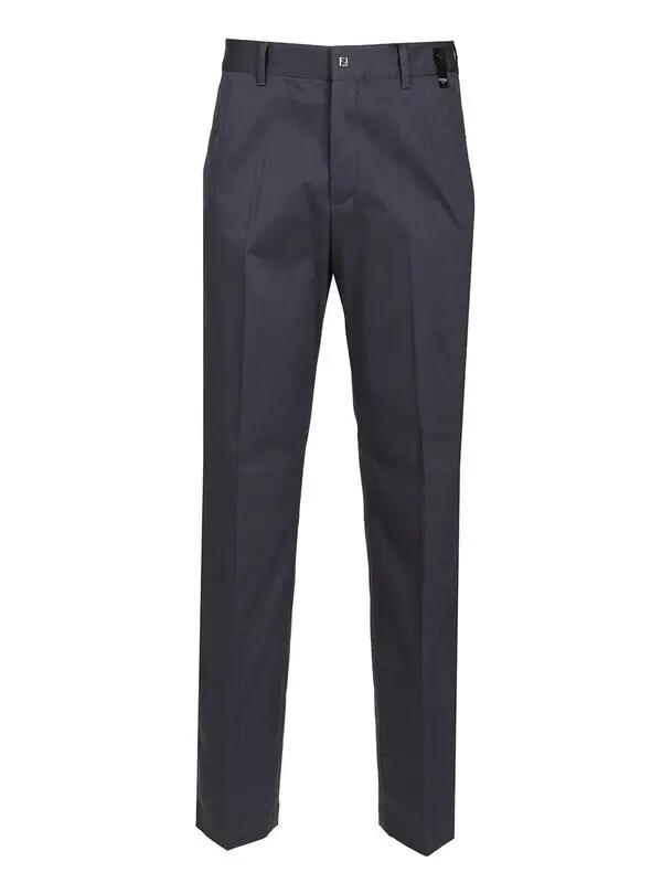Fendi Gabardine Cigarette Trousers