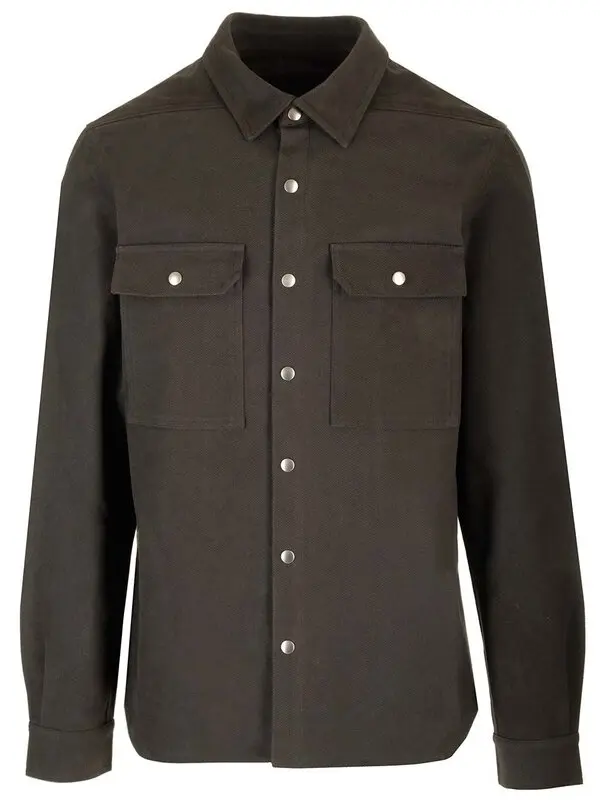 Rick Owens Wool Shirt Jacket