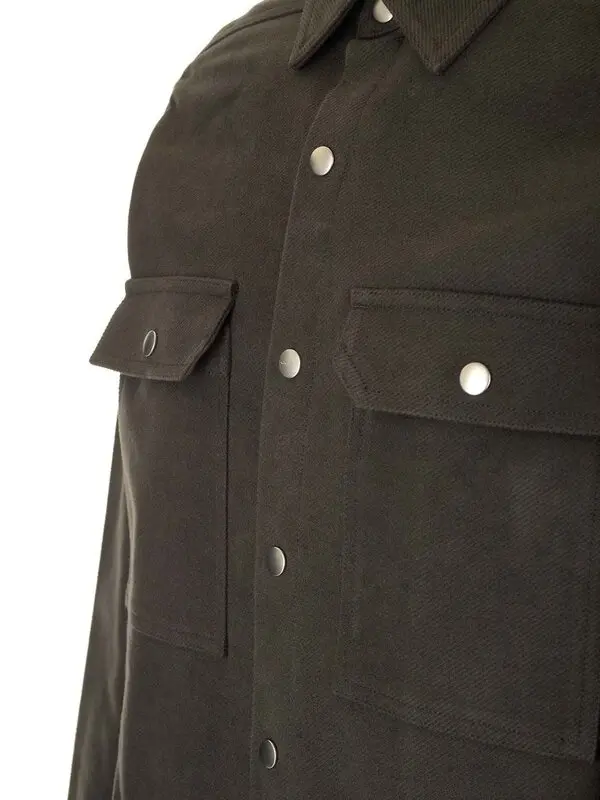 Rick Owens Wool Shirt Jacket