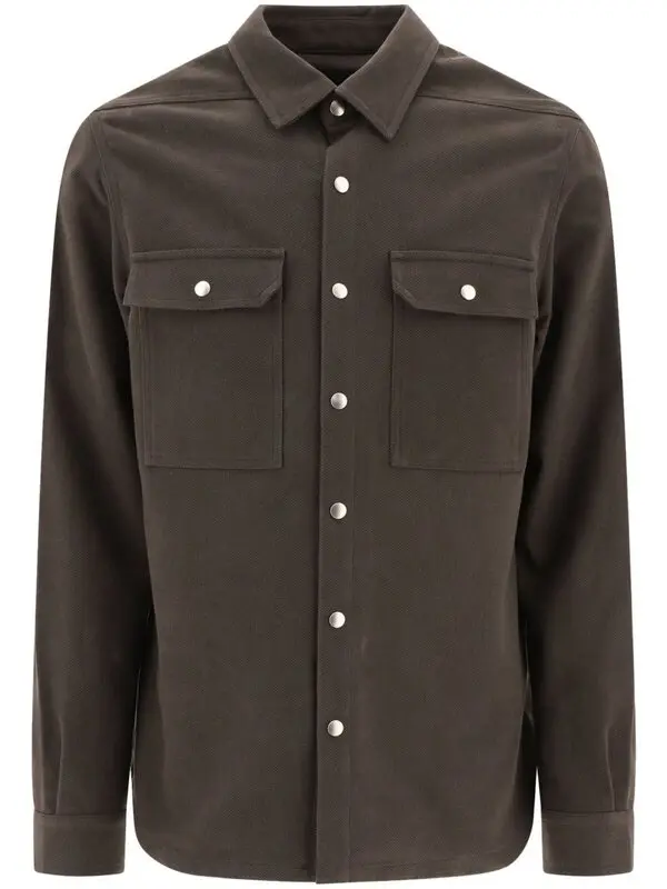 Rick Owens Wool Shirt Jacket