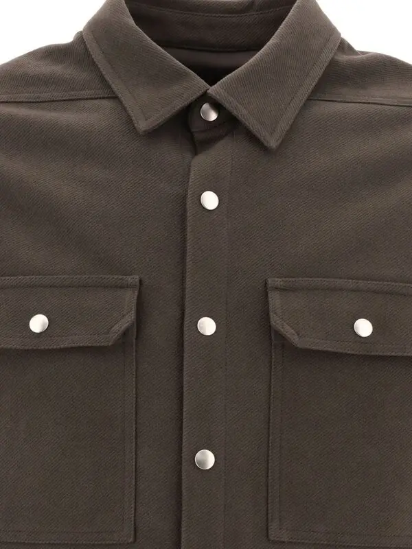 Rick Owens Wool Shirt Jacket
