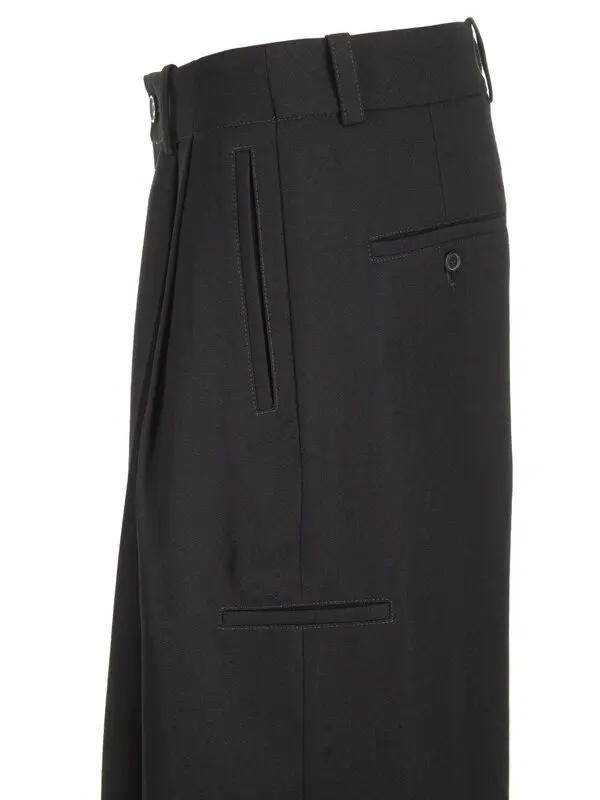 Off-White Virgin Wool Trousers