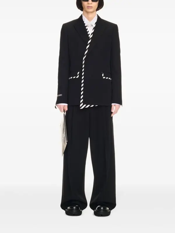 Off-White Virgin Wool Trousers