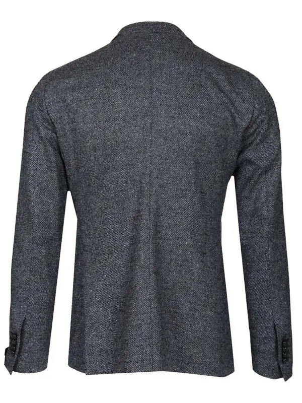 Tagliatore Double-breasted Wool And Silk Blazer