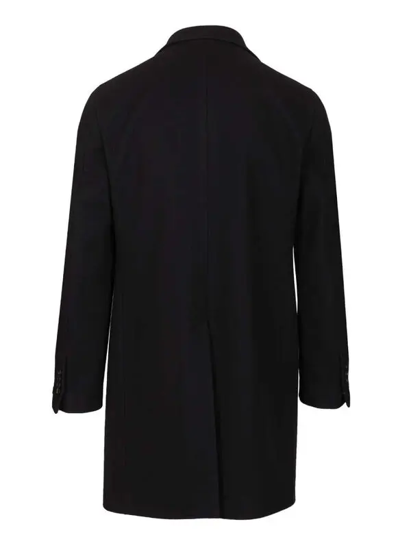 Tagliatore Bruce Single-breasted Wool Blend Coat