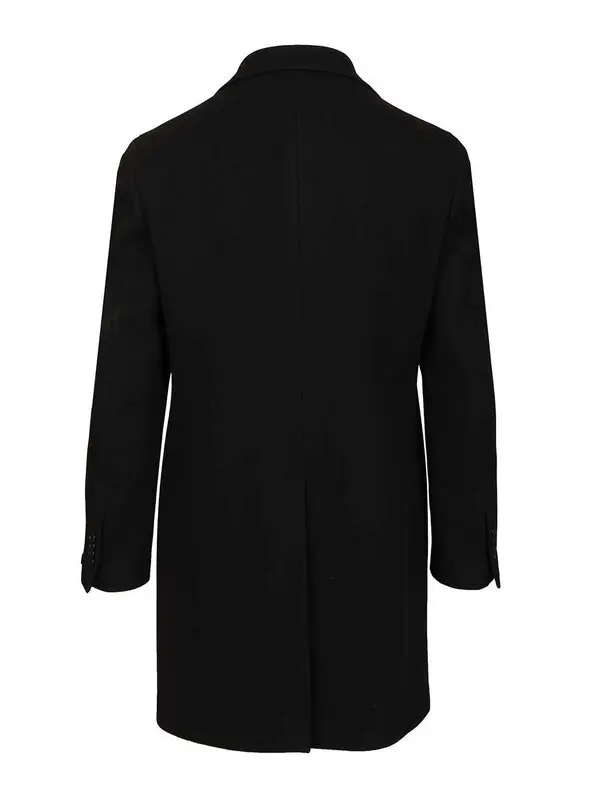 Tagliatore Bruce Single-breasted Wool Blend Coat