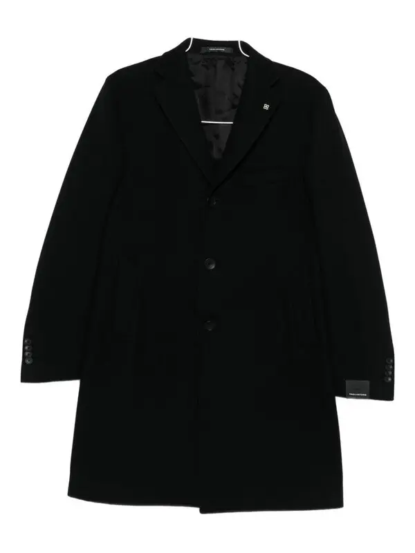 Tagliatore Bruce Single-breasted Wool Blend Coat