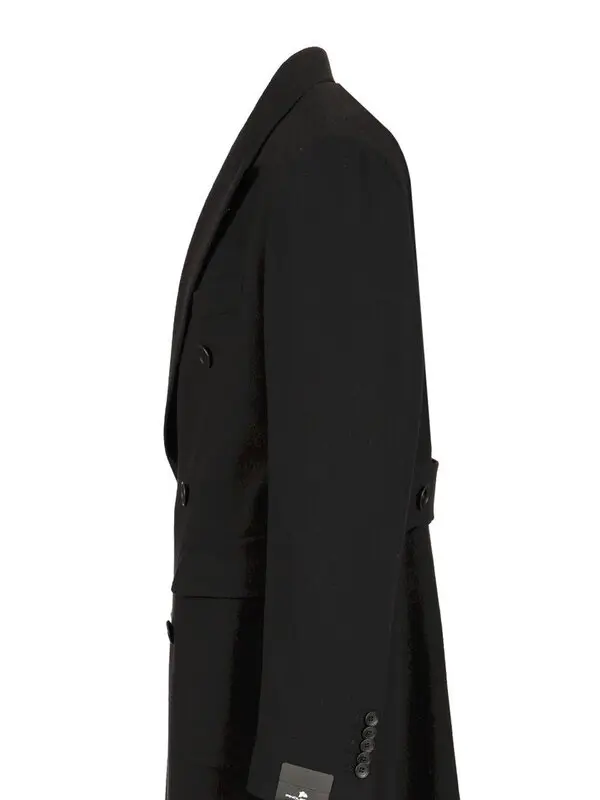 Tagliatore London Double-breasted Wool And Cashmere Coat