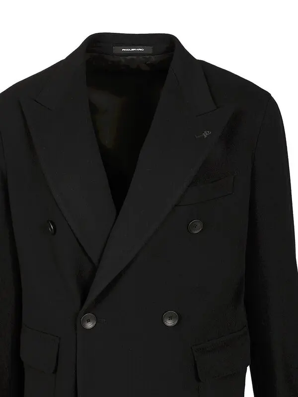 Tagliatore London Double-breasted Wool And Cashmere Coat