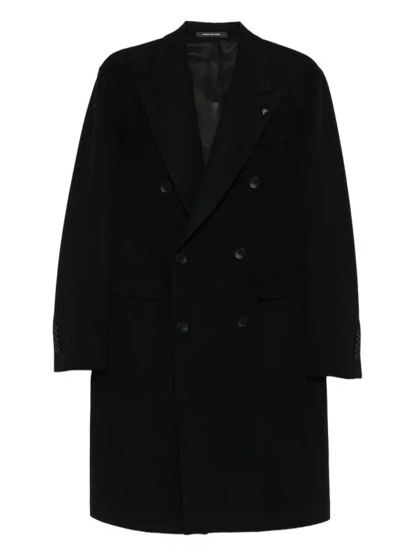 Tagliatore London Double-breasted Wool And Cashmere Coat