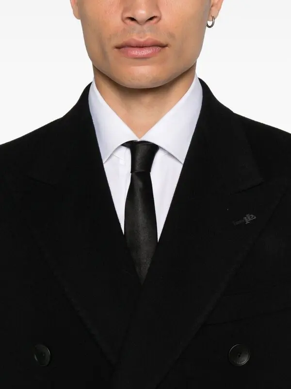 Tagliatore London Double-breasted Wool And Cashmere Coat