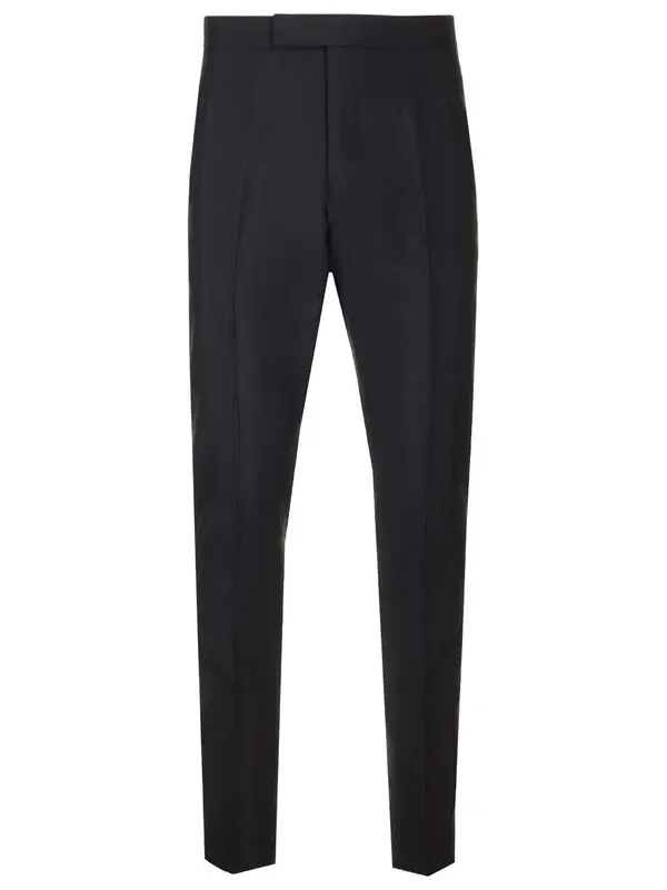 Thom Browne Skinny Trousers With Front Pleats