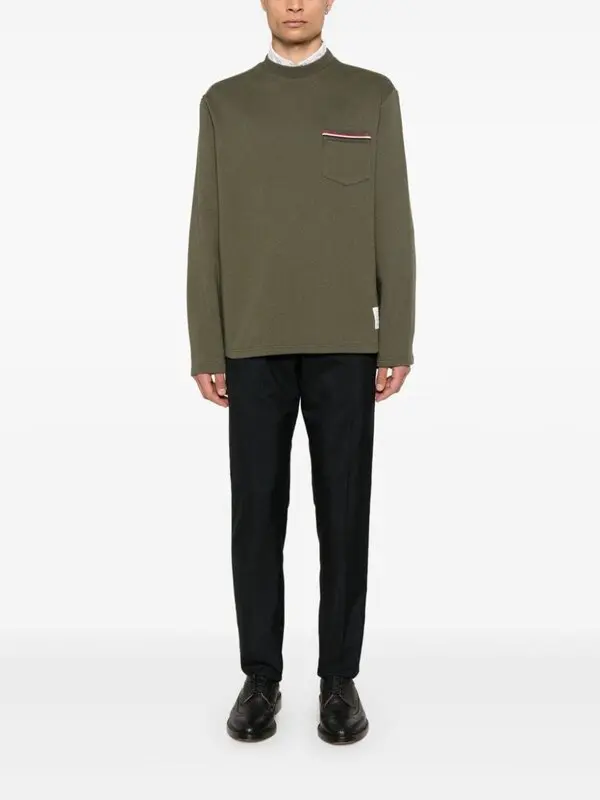 Thom Browne Skinny Trousers With Front Pleats