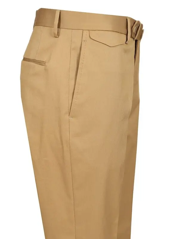 Tagliatore Prince Of Wales Wool Flannel Trousers