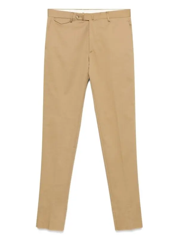 Tagliatore Prince Of Wales Wool Flannel Trousers