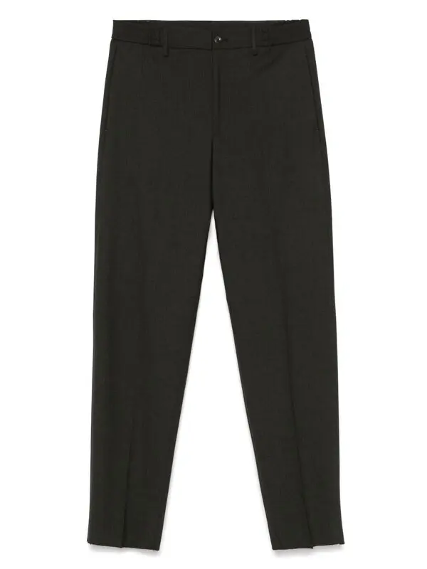 Tagliatore Garcon Trousers In Cool Wool - Green