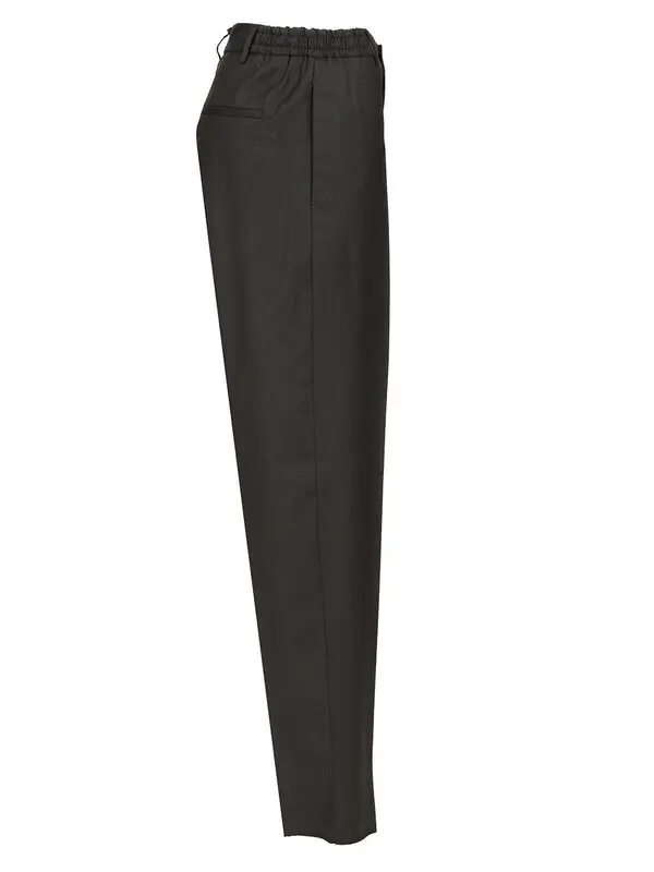 Tagliatore Garcon Trousers In Cool Wool - Black
