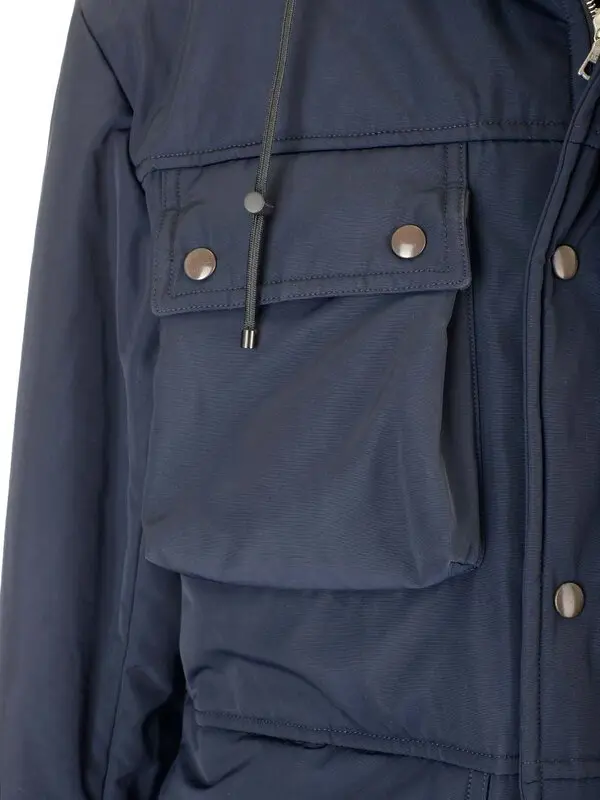 Dries Van Noten Roos" Parka Coat - Blue