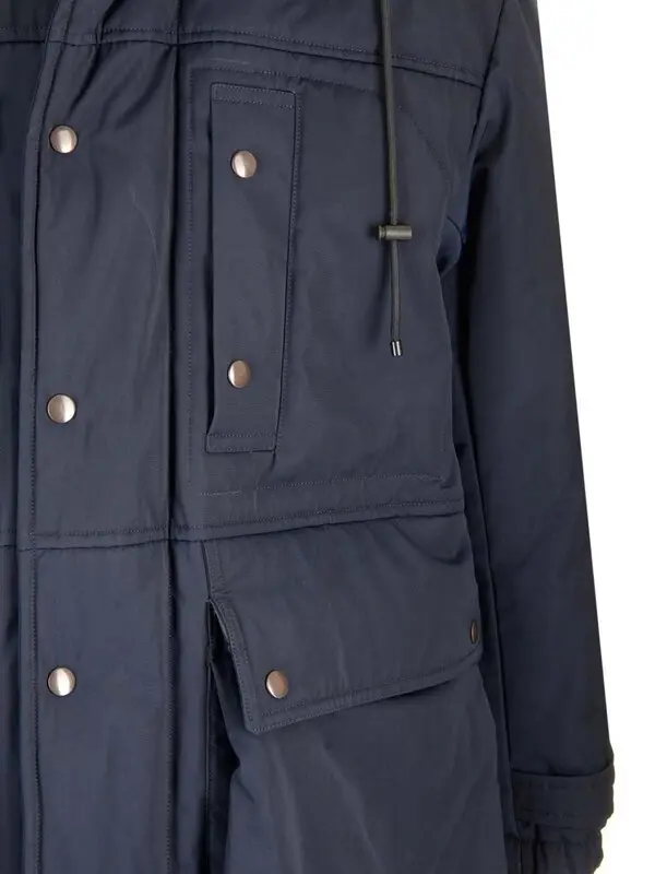Dries Van Noten Roos" Parka Coat - Blue