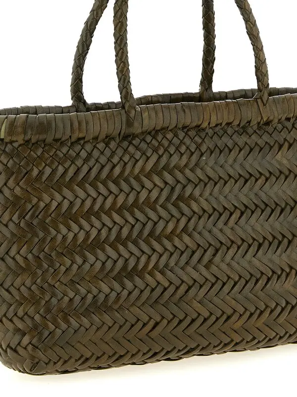 Dragon Diffusion Flat Gora' Mini Handbag - Green