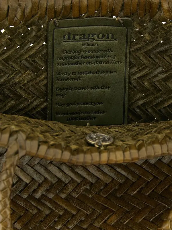 Dragon Diffusion Flat Gora' Mini Handbag - Green