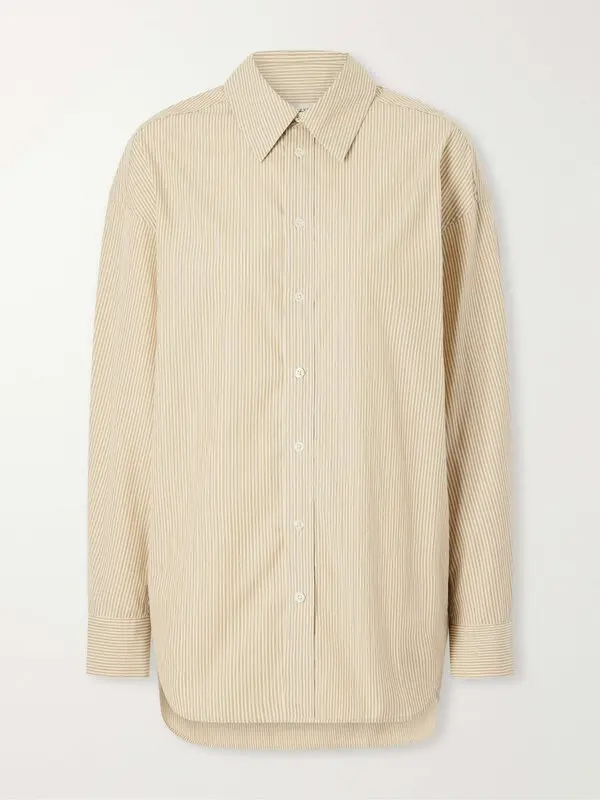KALLMEYER Dani Cotton Poplin Shirt - Beige