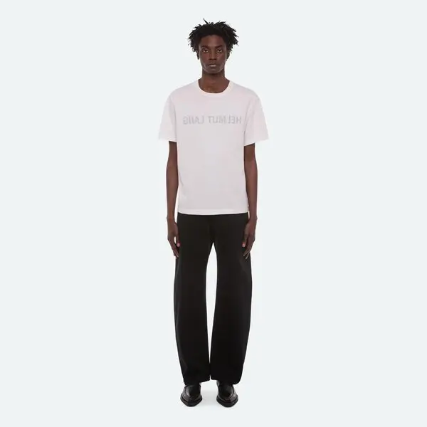 Helmut Lang Reverse Logo Tee - White