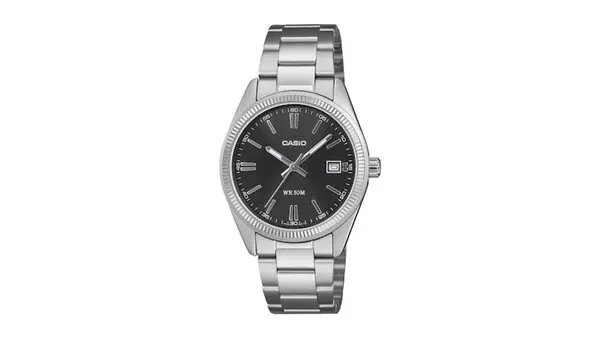 Casio Analog Watch With Stainless Steel - Ion Plated