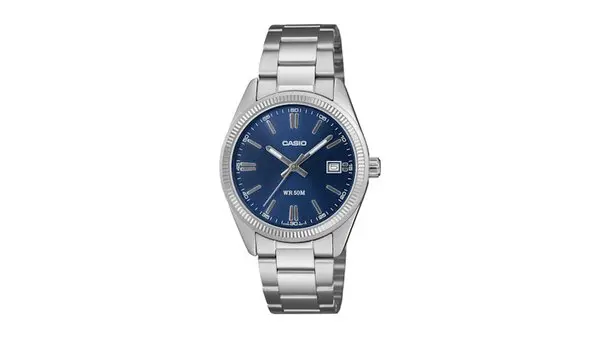 Casio Analog Watch With Stainless Steel - Ion Plated