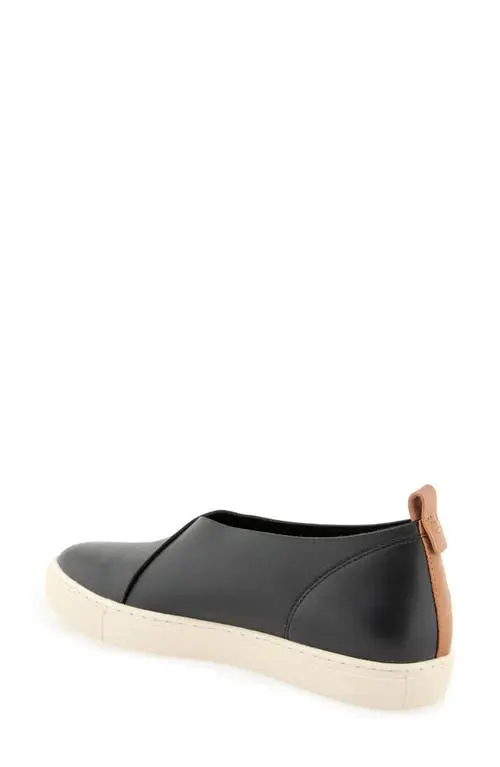 Gentle Souls Cainey Slip-on Sneaker - Black Leather