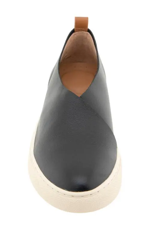 Gentle Souls Cainey Slip-on Sneaker - Black Leather