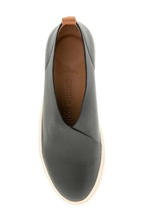 Gentle Souls Cainey Slip-on Sneaker - Black Leather