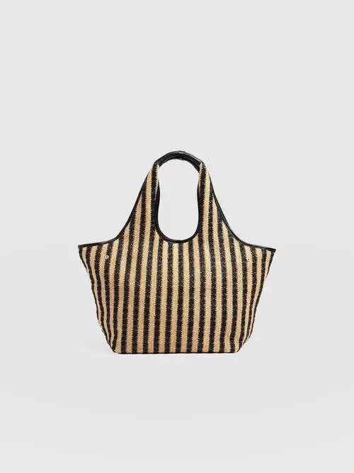 SAINT + SOFIA Large Stella Shoulder Tote Bag