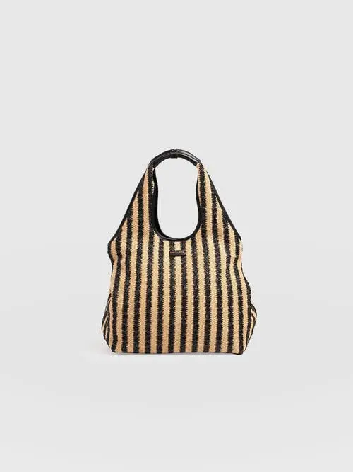 SAINT + SOFIA Large Stella Shoulder Tote Bag
