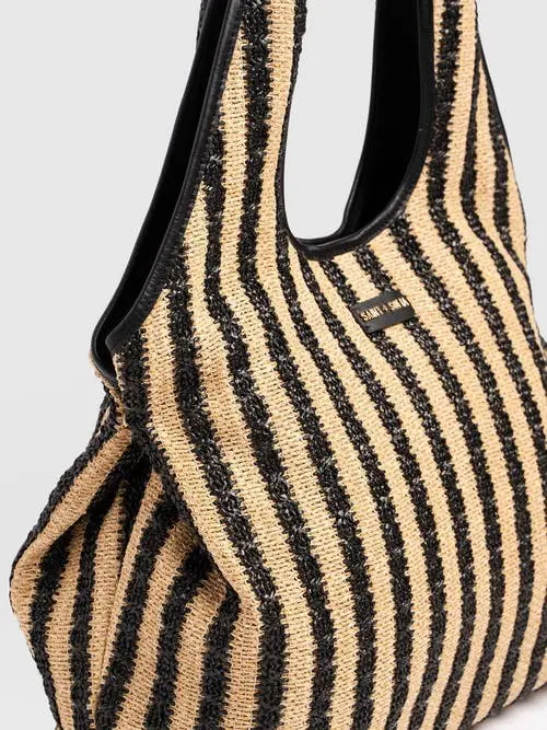 SAINT + SOFIA Large Stella Shoulder Tote Bag
