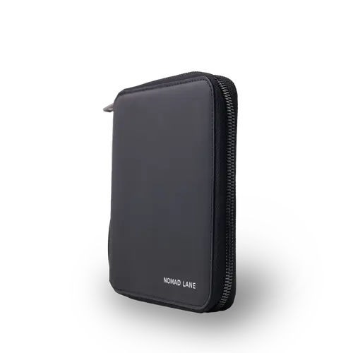 NOMAD LANE Multi-passport Wallet And Luggage Tag Set - Black