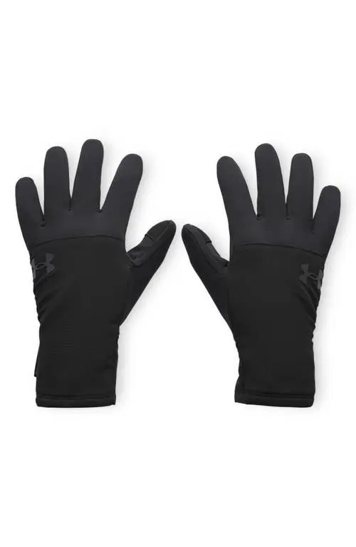 Under Armour Tech Storm Fleece Gloves - Black/castlerock