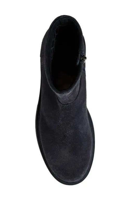 Aquatalia Hermione Leather Bootie - Navy Suede