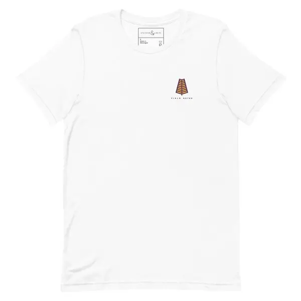 ANCHOR & CREW Three Field Notes Organic Cotton T-shirt