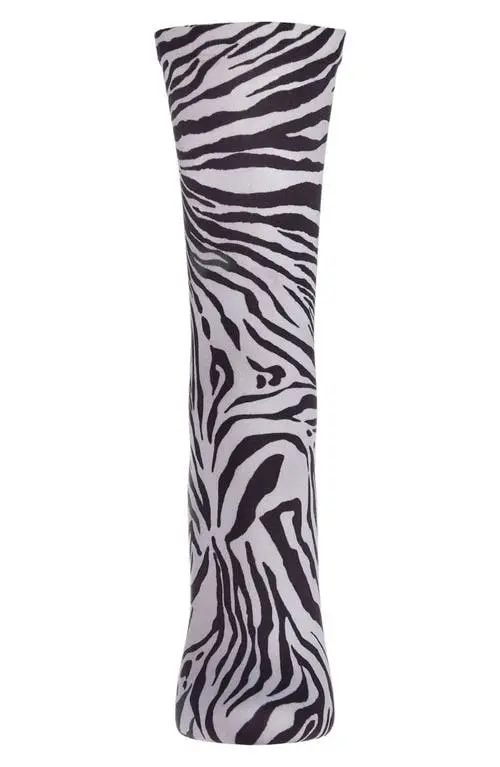 Natori Zebra Crew Socks
